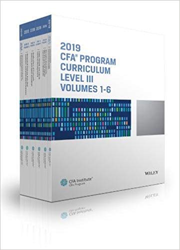 (eBook PDF)CFA Program Curriculum 2019 Level III Volumes 1-6 Box Set ...